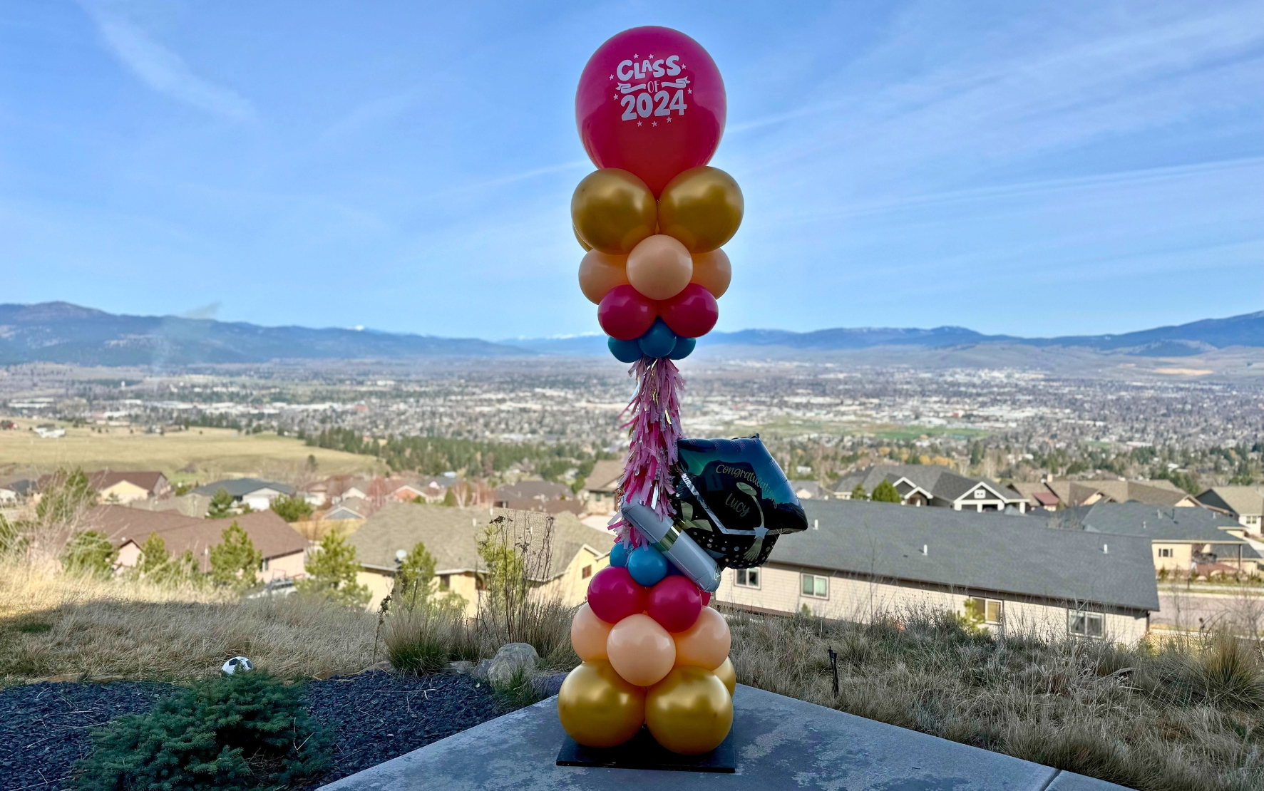 Graduation Crazy Tower | Boo's Balloons